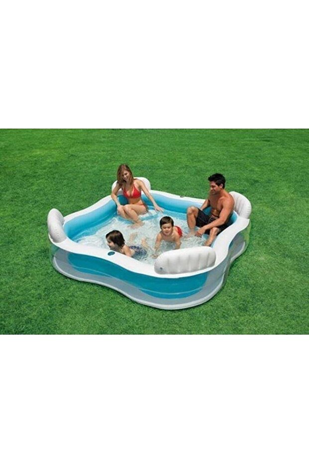 Intex 56475 Şeffaf Koltuklu Aile Boyu 2 Bölme Havuz - Fiyatı, Yorumları