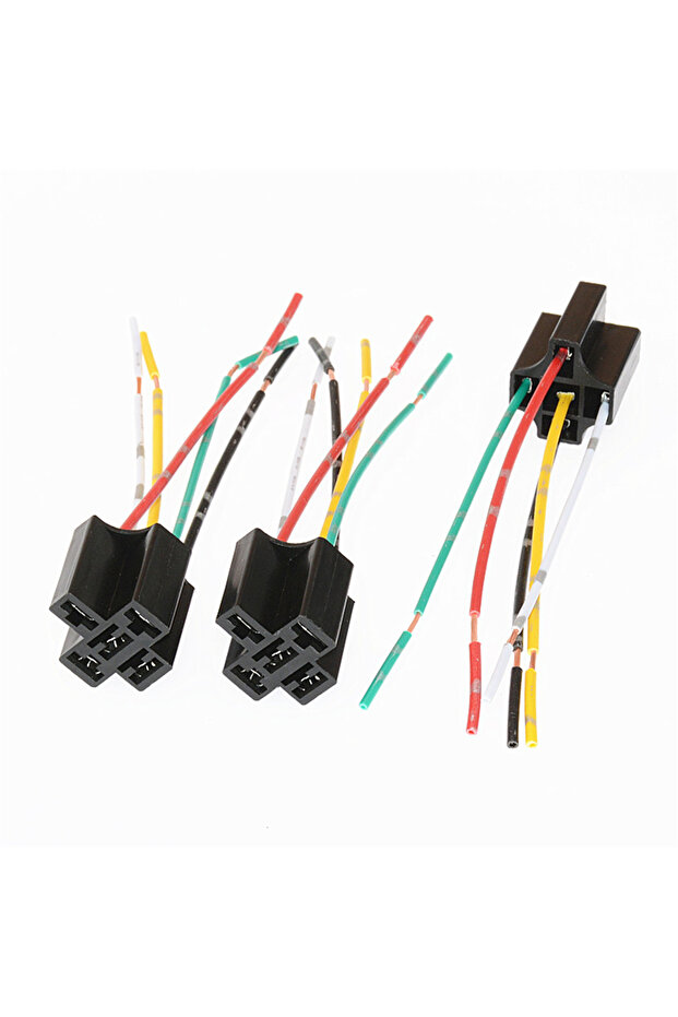 Choice 5CPS 5/10/20Pcs 5 Pin Automotive Relay Socket Harness Connector ...