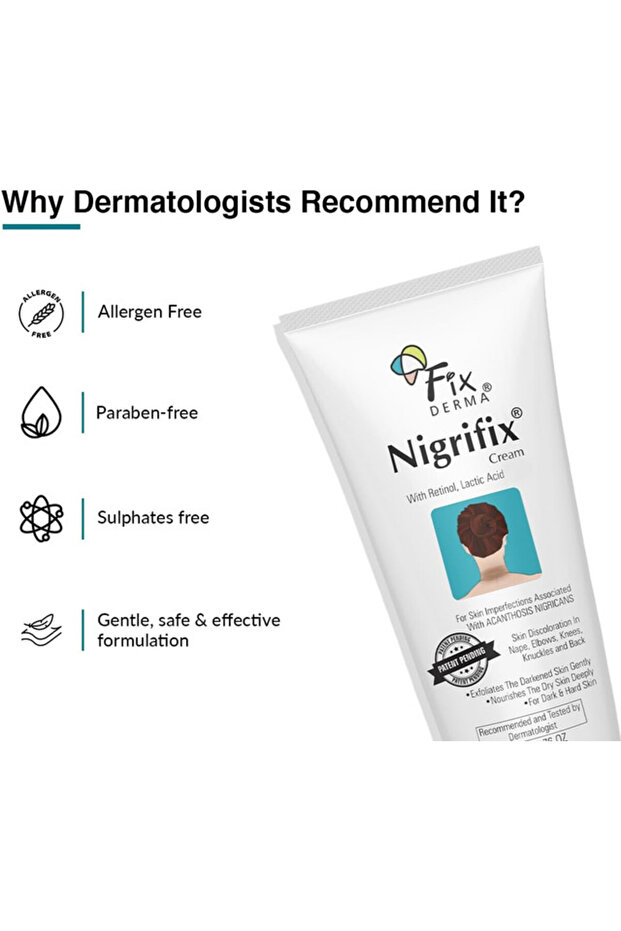 FixDerma Nigrifix cream for Acanthosis Nigricans|Effective for Armpit ...