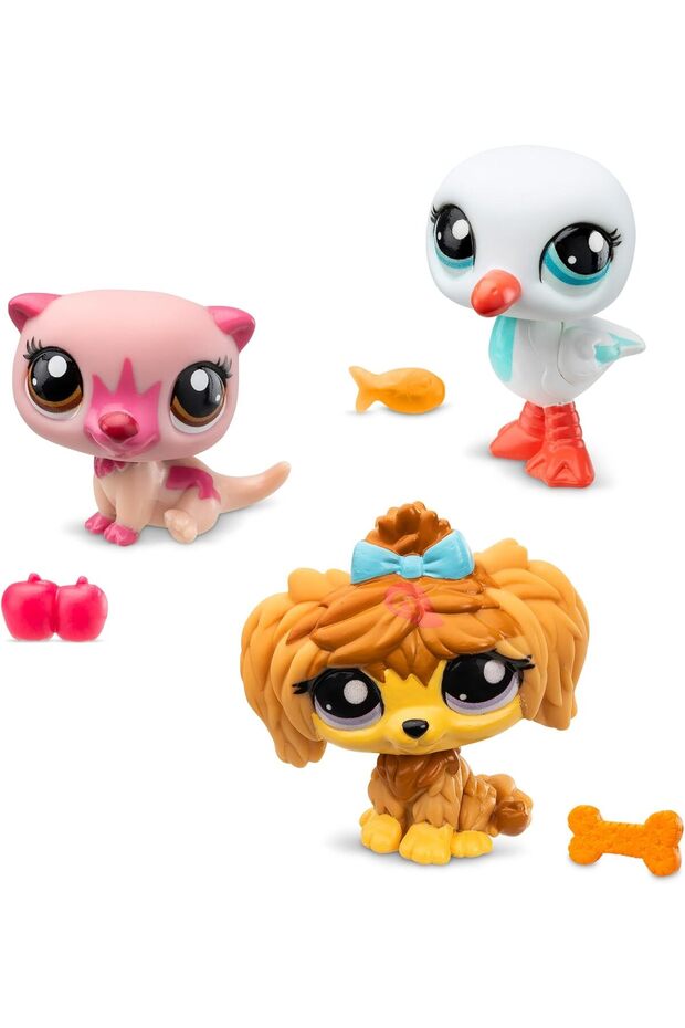 Littlest Pet Shop Seri 2 Su Samuru – Martı ve Köpek LPS Minişler 3'li ...