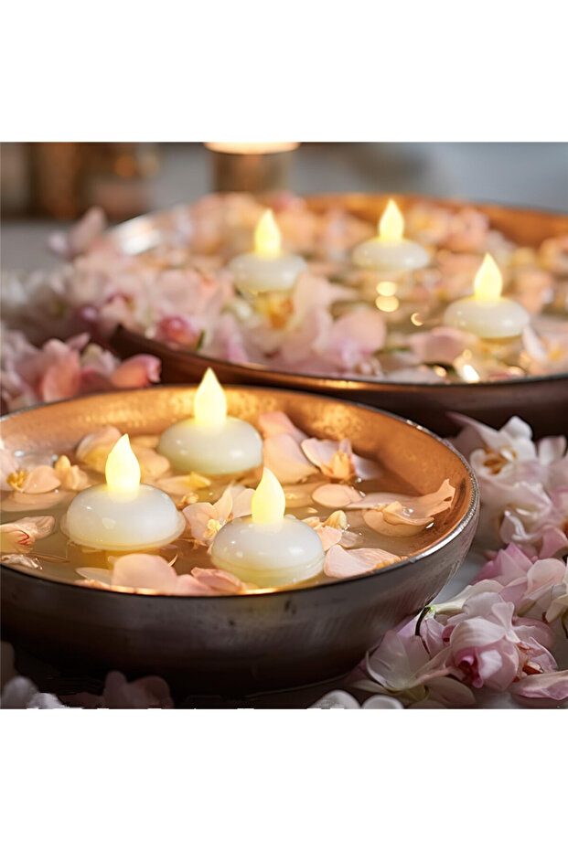 Choice 24/36pc Flameless Floating Candles Waterproof LED Tea Lights ...