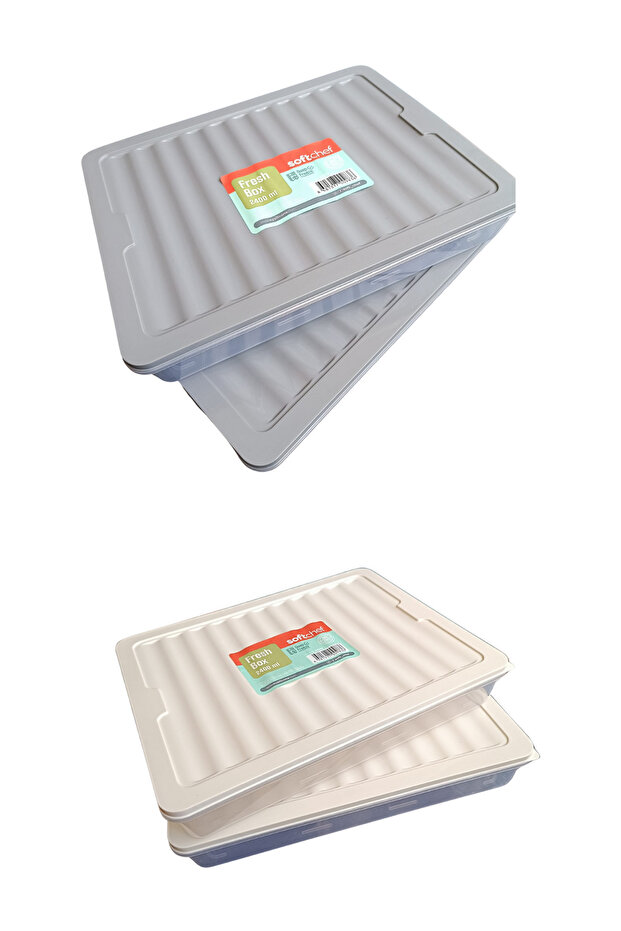 Soft Chef Softchef 2400 ml Buzluk & Buzdolabı Düzenleyici Saklama Kabı ...