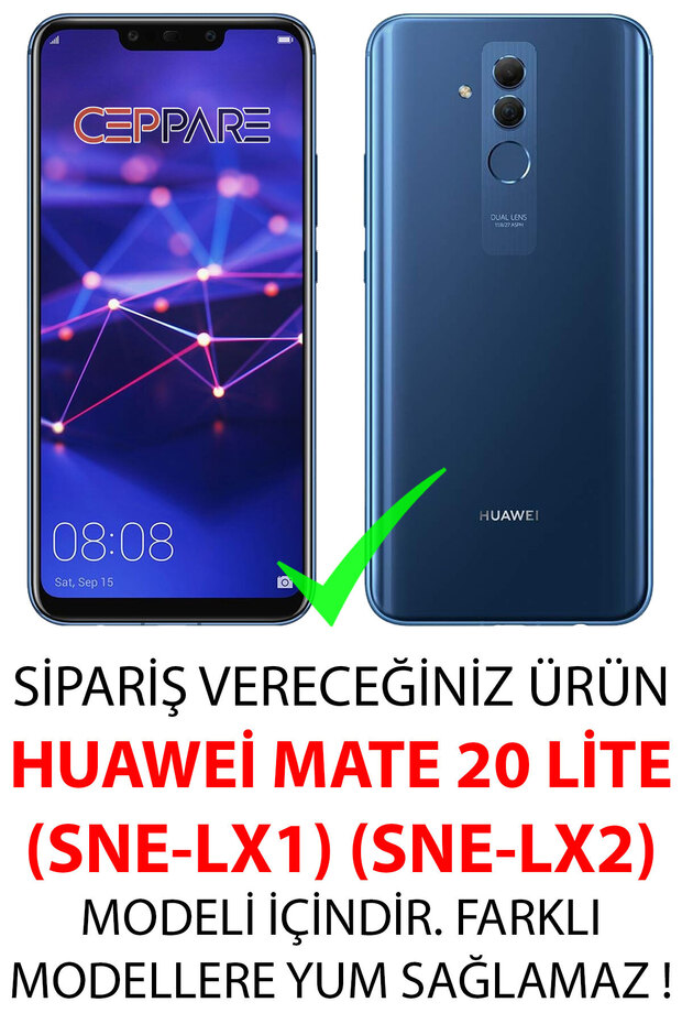 Ceppare Huawei Mate 20 Lite (SNE-LX1/LX2) Uyumlu Kılıf Silikon ...
