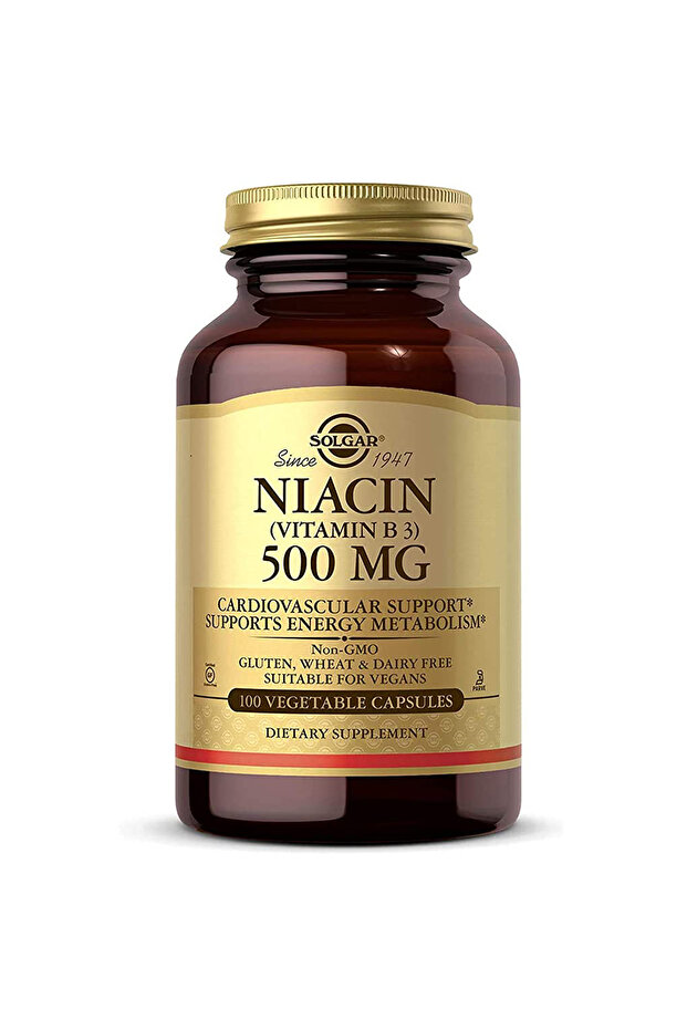Solgar Niacin (Vitamin B3), 500 mg, 100 Tablet - Fiyatı, Yorumları