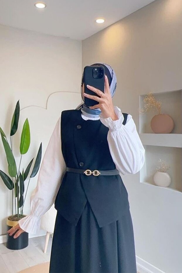 STİLBOON Yelekli Etekli Takım 51007 Siyah - Fiyatı, Yorumları