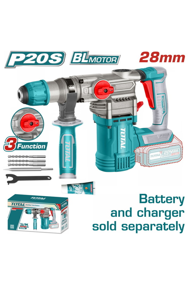 Total Lı-Ion Akülü Kırıcı Delici Solo TRHLI20288 NMS HIRDAVAT - Fiyatı ...