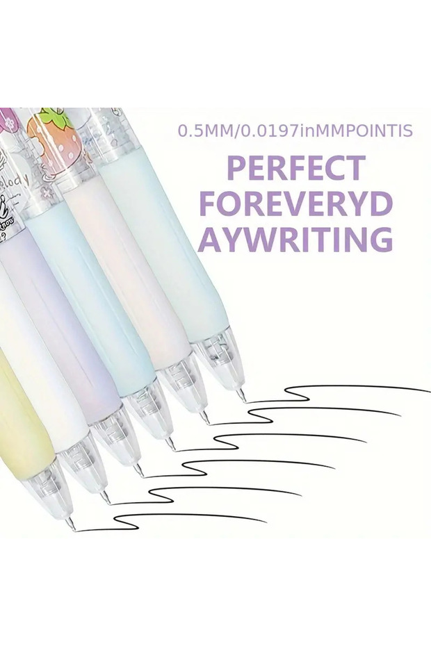 Genel Markalar 1 ADET Sanrio Tükenmez Kalem Anime Kuromi My Melody ...