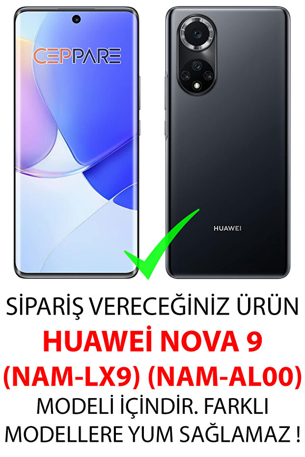 Ceppare Huawei Nova 9 (NAM-LX9) Uyumlu Kılıf Desen Baskılı Silikon ...