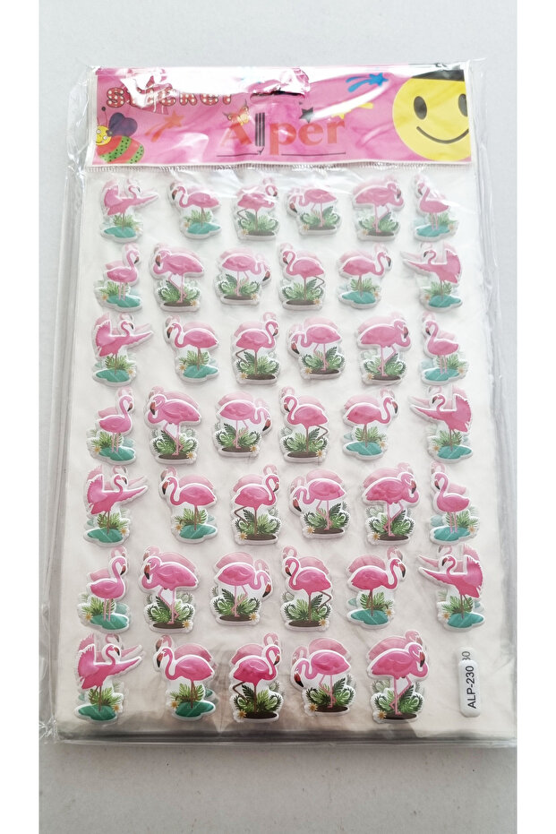 Modellino 30x17cm Emoji Embossing Sticker - Smiley Birds with Heart ...