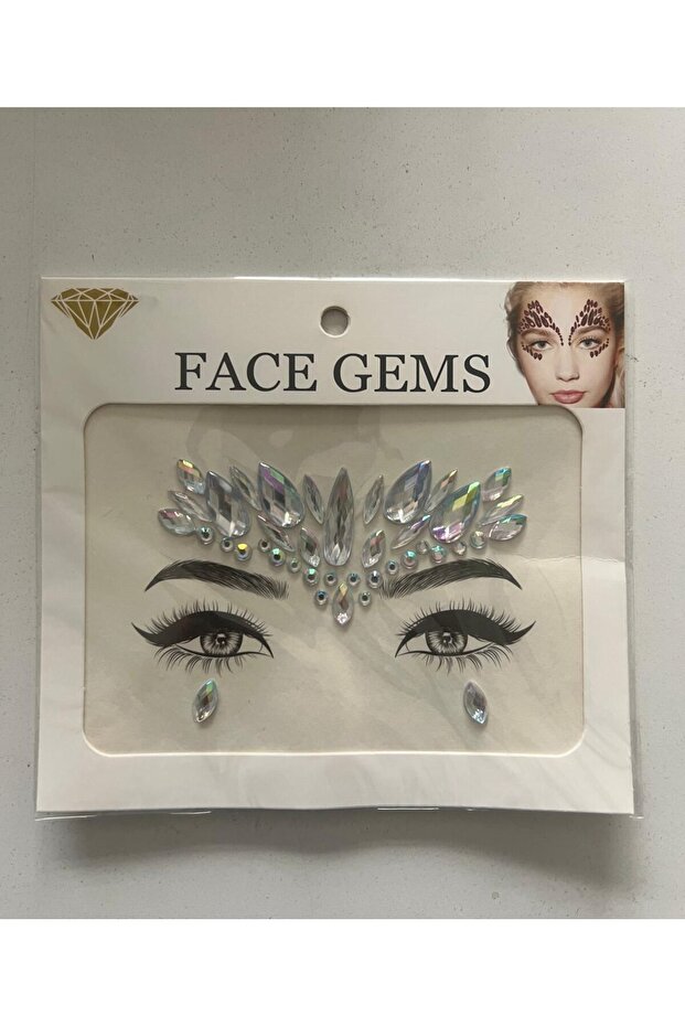 Airbrush Tattoo Face Sticker Yapışkanlı Yüz Taşı Yüz Süsleme Taşları ...