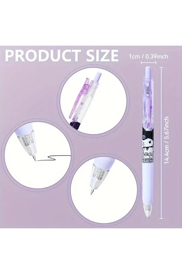 Genel Markalar 1 ADET Sanrio Tükenmez Kalem Anime Kuromi My Melody ...