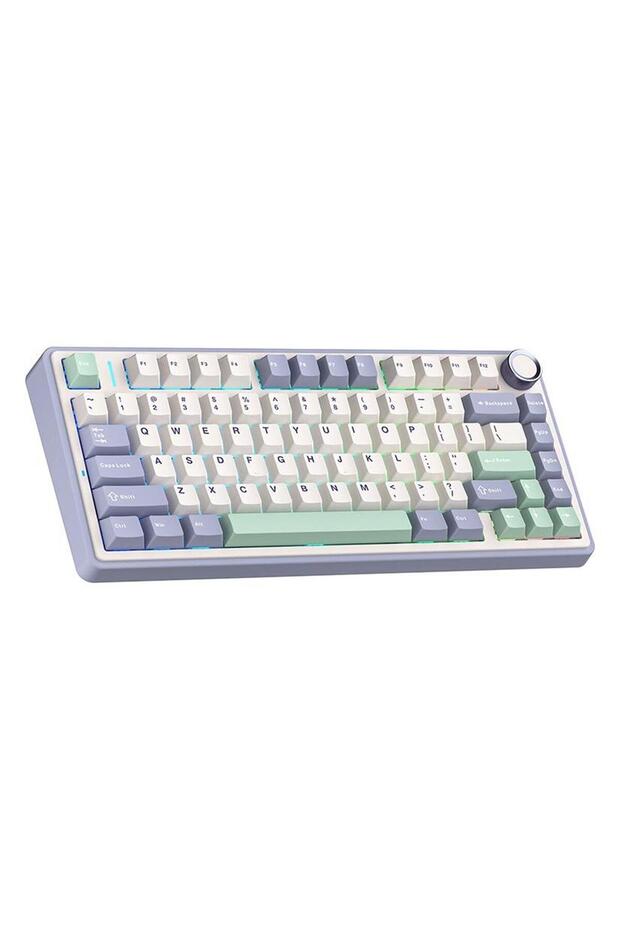 Aula F75 Mekanik RGB TKL Reaper Switch Kablosuz Makrolu Hot Swap Klavye ...