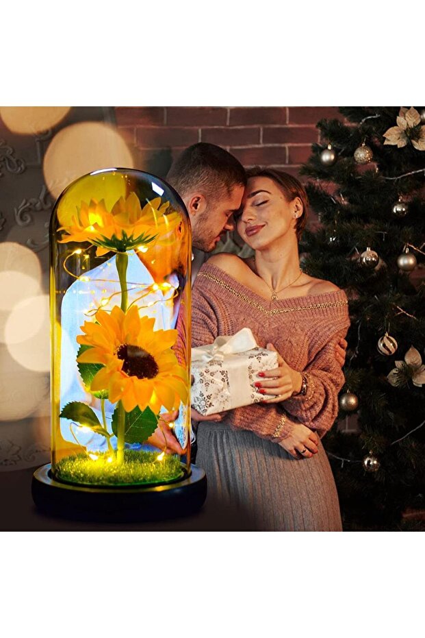 Nettenevime Faunus Içerisinde Işıklı Yapay Ay Çiçeği 2li Ve 3 ...