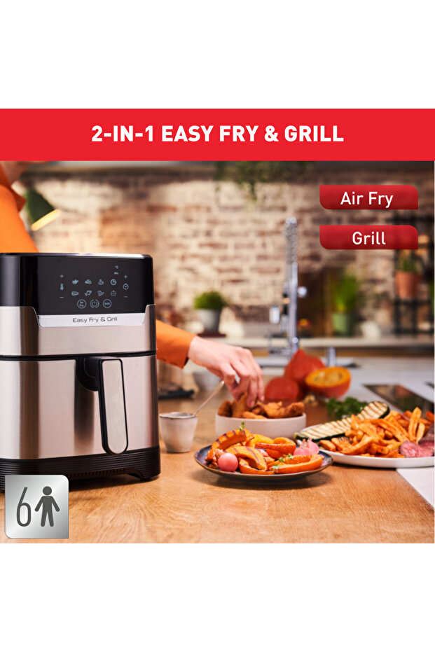 TEFAL Easy Fry & Grill Digital 2-in-1 | Air Fry + Grill - Fiyatı, Yorumları