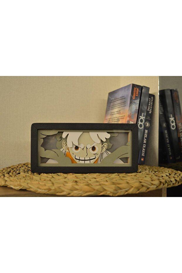 Yubi Design Luffy , Gear 5, Nika ,One Piece - Işık Kutusu, Gölge Kutusu ...
