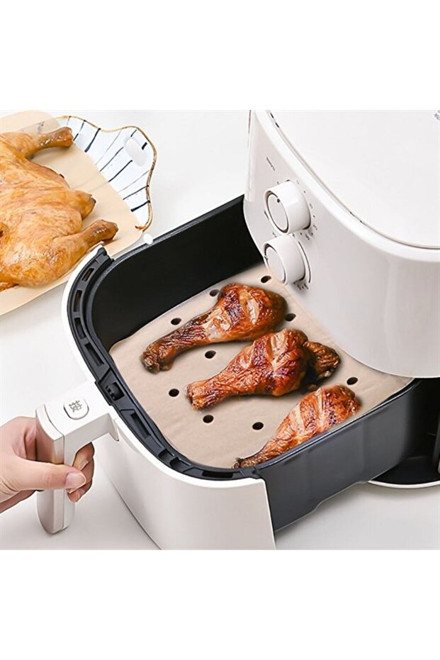 Go İthalat 50 Pieces Air Fryer Baking Paper Disposable Air Fryer Non ...
