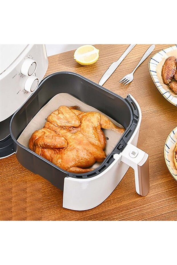 Go İthalat 50 Pieces Air Fryer Baking Paper Disposable Air Fryer Non ...