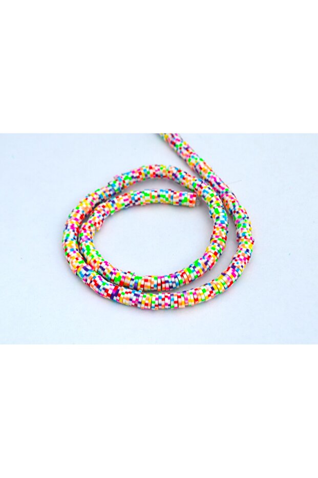 FlowerAksesuar 1 Dizi - 40 cm Fimo Boncuk, Dizi Fimo Boncuk, Polimer ...