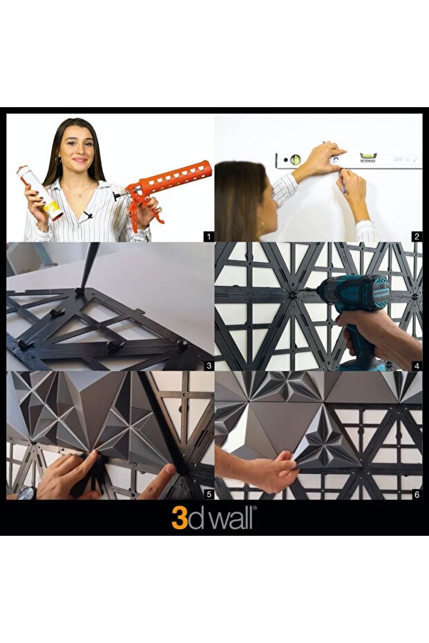 3D Wall Nava 3 Boyutlu Dekoratif Duvar Paneli (-VİZON-) (1M2) - Fiyatı ...