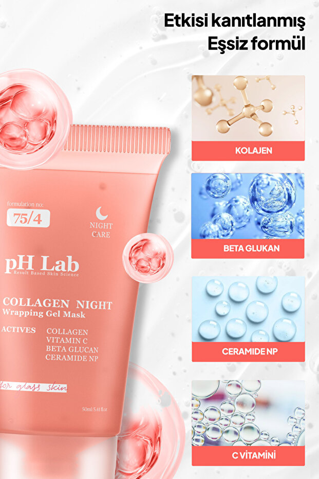 Ph Lab Phlab Collagen Night Soyulabilen Kolajen Gece Maskesi ...
