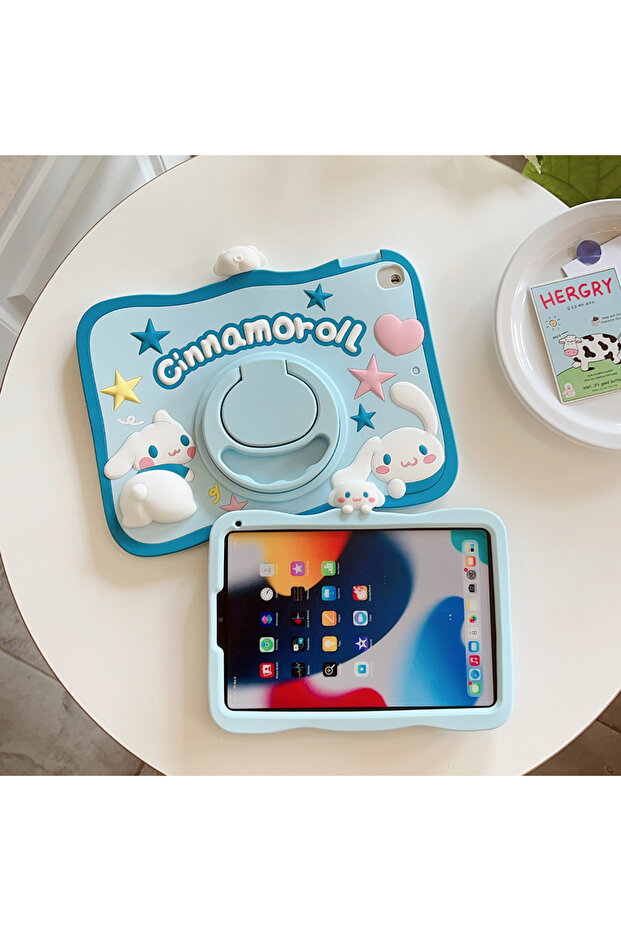 UnDePlus Samsung Galaxy Tab A11 / A9 8.7inç Kılıf Cute Dolls Standlı ...