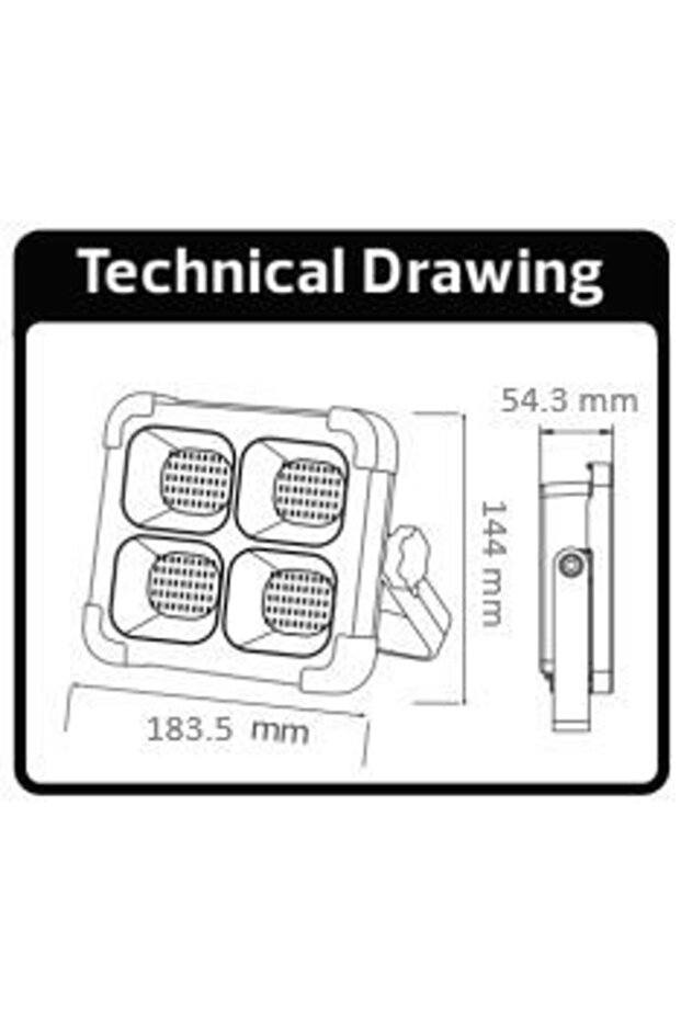 Horoz Electric Horoz Turbo 200 Güneş Enerjili Solar 200 W LED Projektör ...