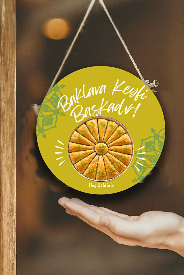 Nod Baklava Salonu Duvar, Kapı, Çift Taraflı Askılı Pano Karşılama ...