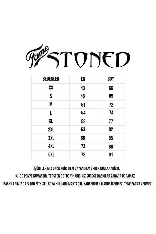 fame-stoned Düşme Ahmedim Baskılı Unisex %100 Pamuk T-shirt - Fiyatı ...