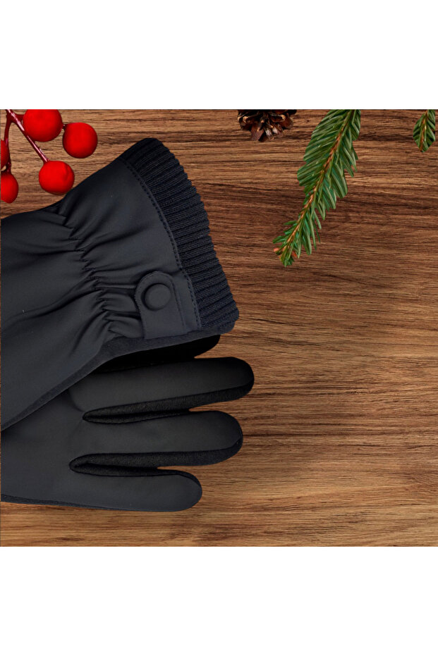 Özyıldırım Çarşı Pazar Kadın Eldiven+Ekstra kalın+Polyester+Kaşmir ...