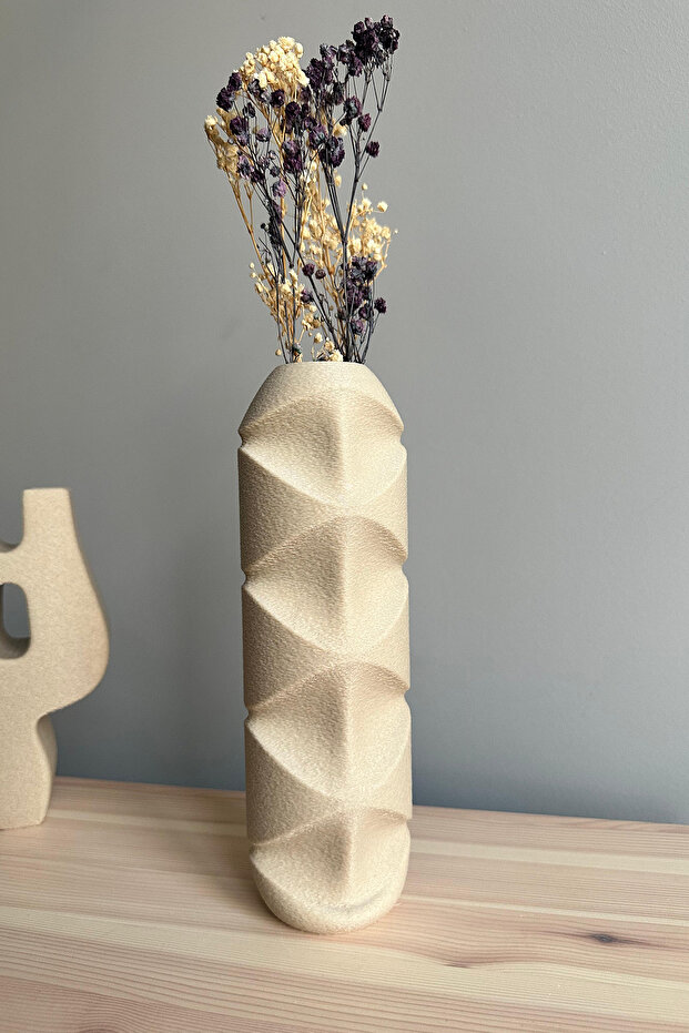 Obaco Baget Vazo, İskandinav Modern Eğrisel Hatlı Boğum Vazo, Minimal ...