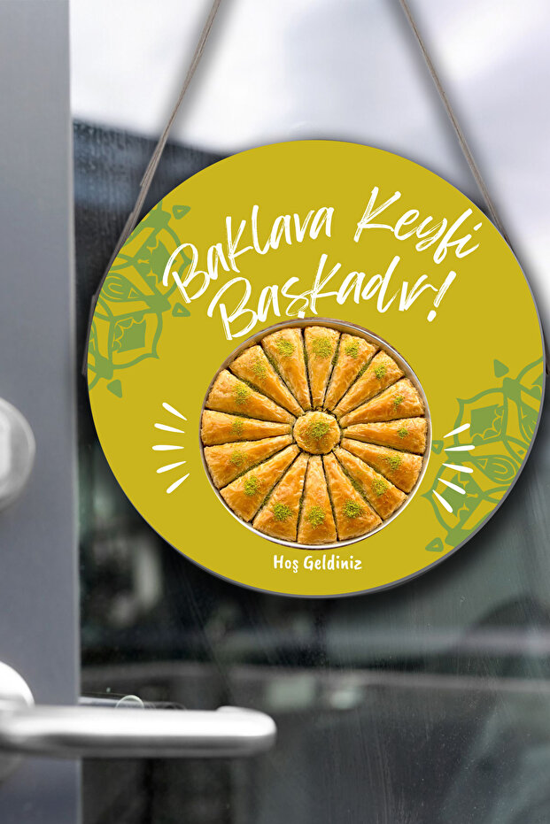 Nod Baklava Salonu Duvar, Kapı, Çift Taraflı Askılı Pano Karşılama ...