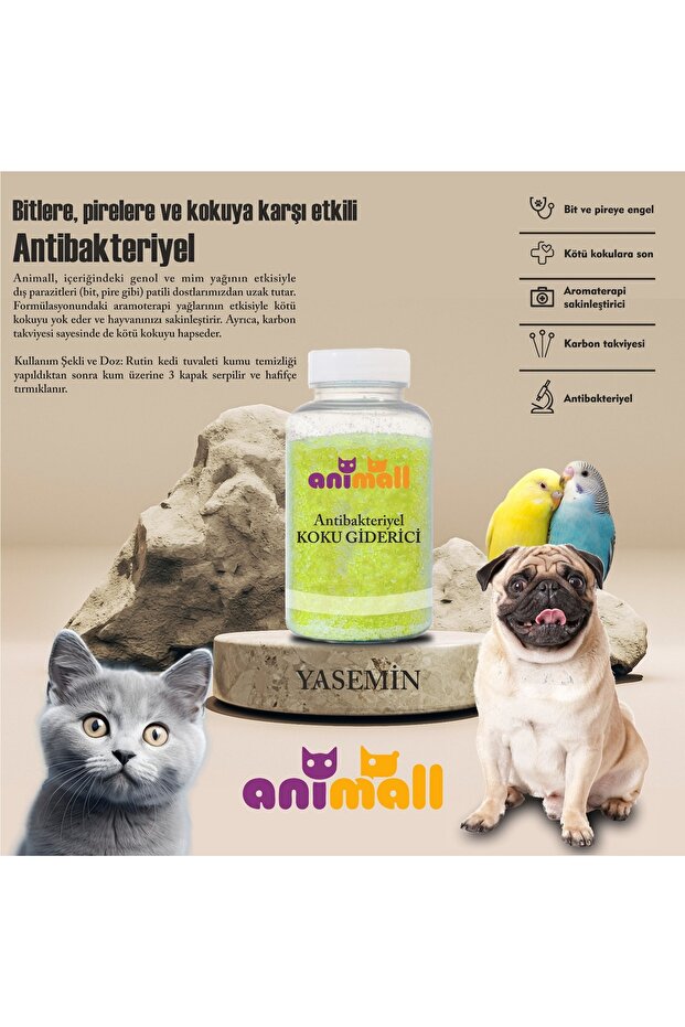 ANIMALL Kedi Kum Koku Giderici Aromaterapi Güzel Kokulu Kıtık Açıcı ...