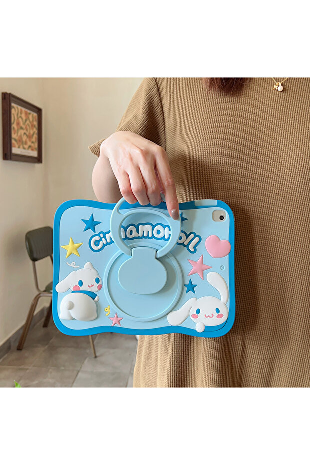 UnDePlus Samsung Galaxy Tab A11 / A9 8.7inç Kılıf Cute Dolls Standlı ...