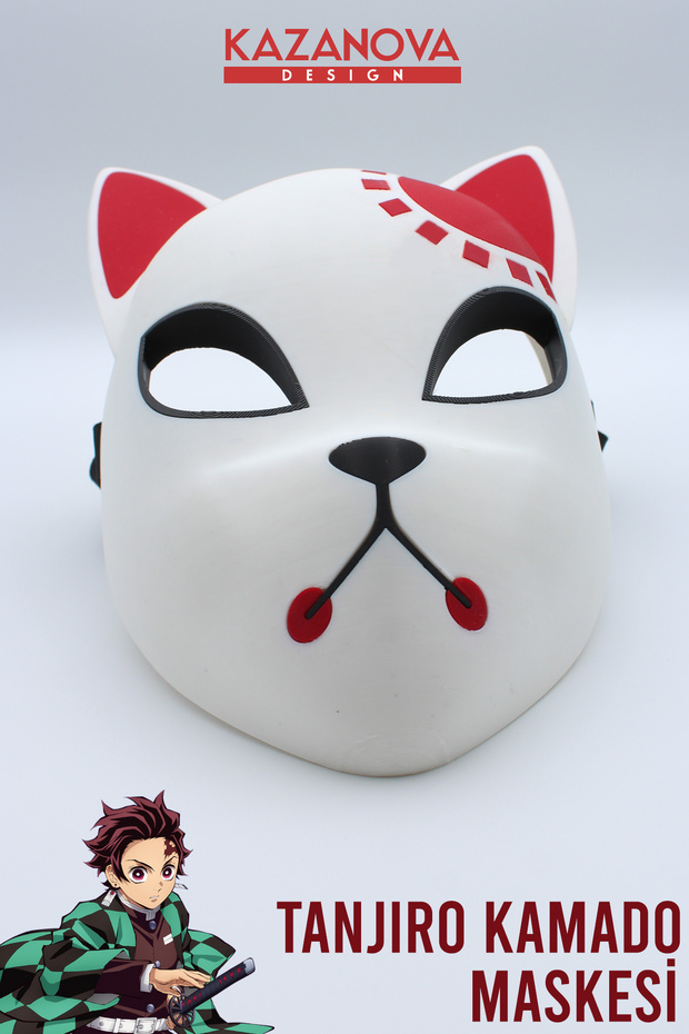 Kazanova Design Tanjiro Kamado Demon Slayer Giyilebilir Maske - Fiyatı ...