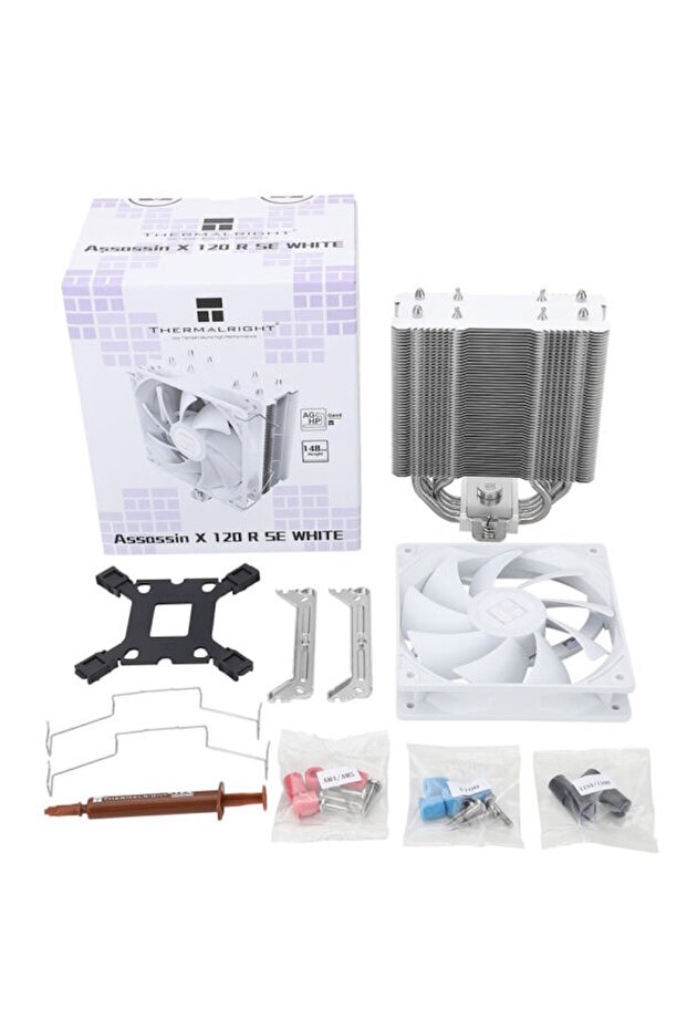ThermalRight Assassin X 120 Refined SE White TL-C12CW 120mm 4 x 6mm ...