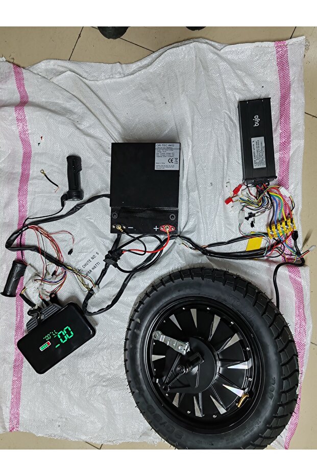 ElektrikliMotor 2000watt 72volt elektrikli motor kitti lityum batarya ...