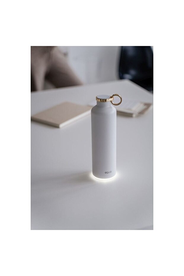 EQUA Stainless Steel Smart Snow White Thermos 680ml, Smart Water Bottle ...