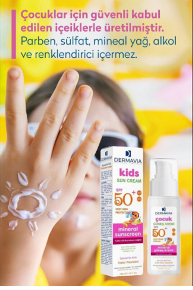 Dermavia Çocuk Güneş Kremi Spf 50 100 ml - Fiyatı, Yorumları