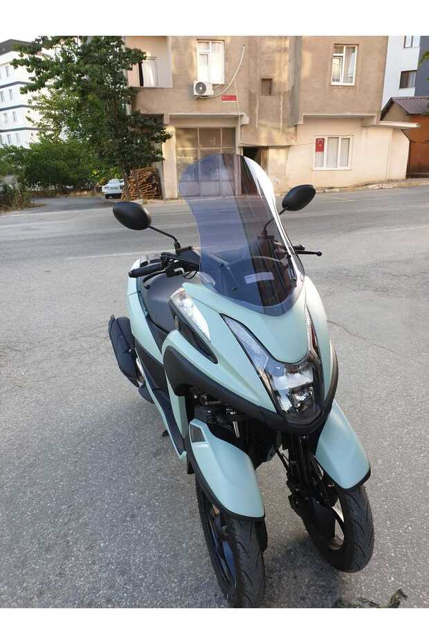 MOTOCAM Yamaha Tricity 125 Ön Cam 2014 2024 Model 60cm Açıkfüme Renkli ...
