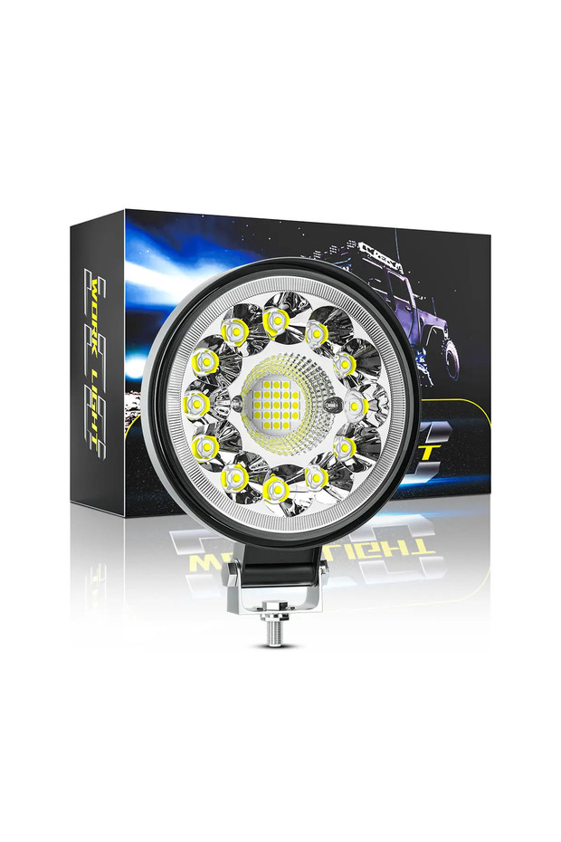 ASTRA LED 33LED 12-24 Volt Yuvarlak Spot Far Oto Çalışma Lambası ATV ...