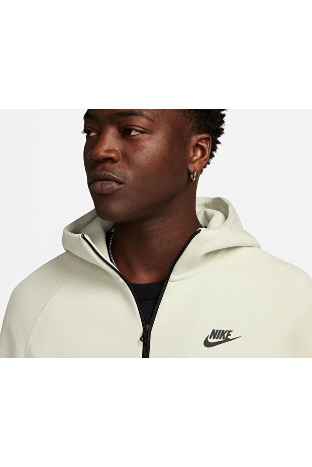 Nike Nike Tech Fleece Full Zip Windrunner Men's Cream Sweatshirt-Fb7921 ...