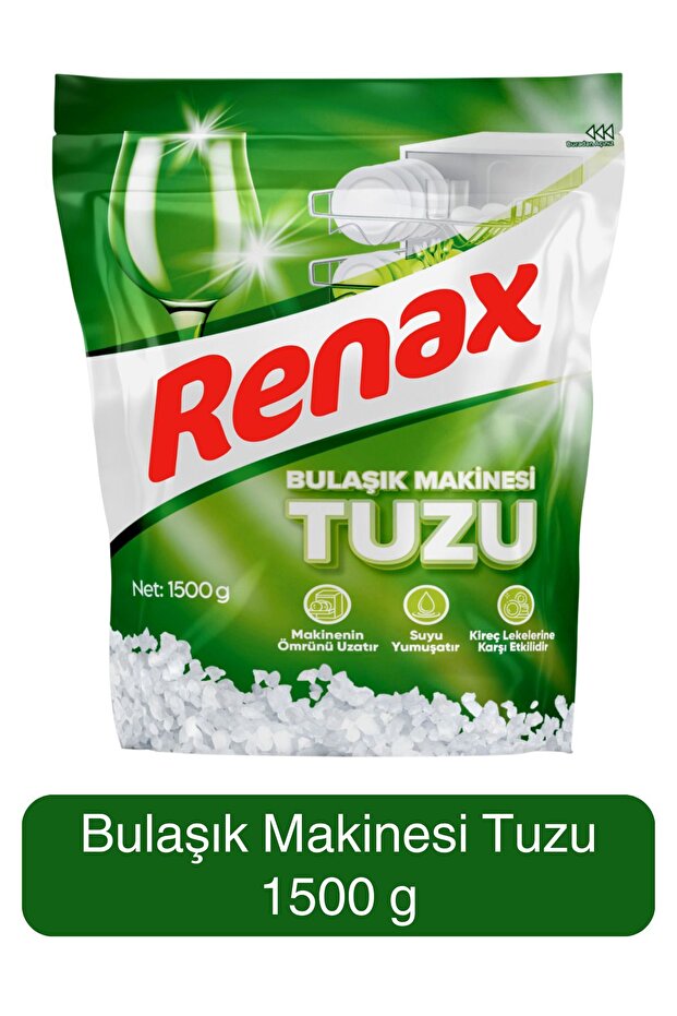 RENAX Bulaşık Makinesi Tuzu 1500 g - Fiyatı, Yorumları