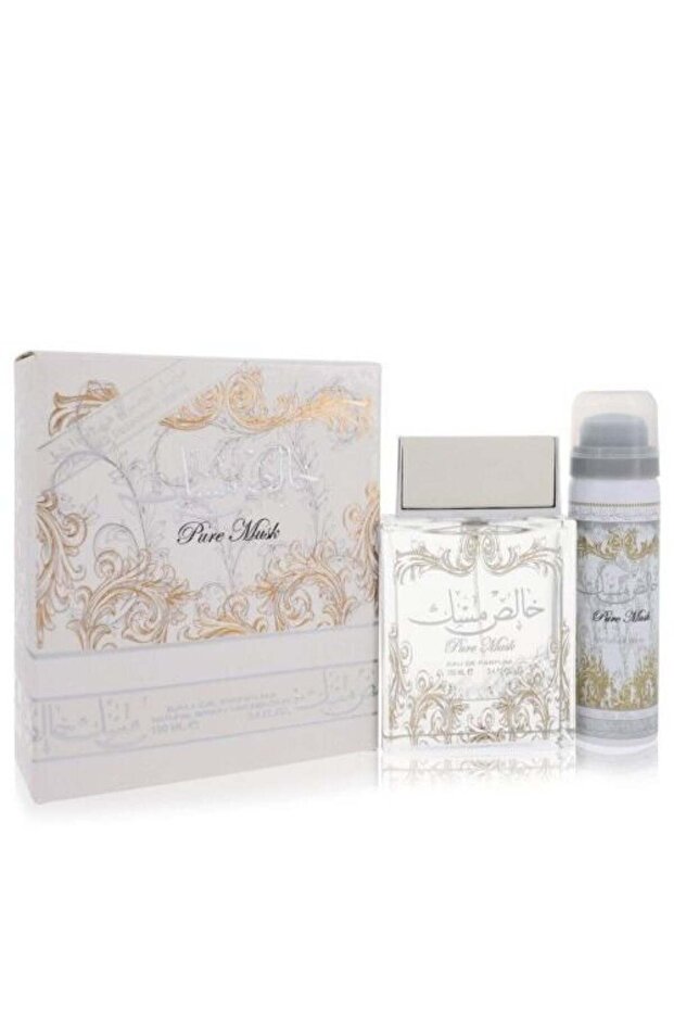 Lattafa Pure Musk by Lattafa for Unisex Eau de Parfum 100ml with Body ...