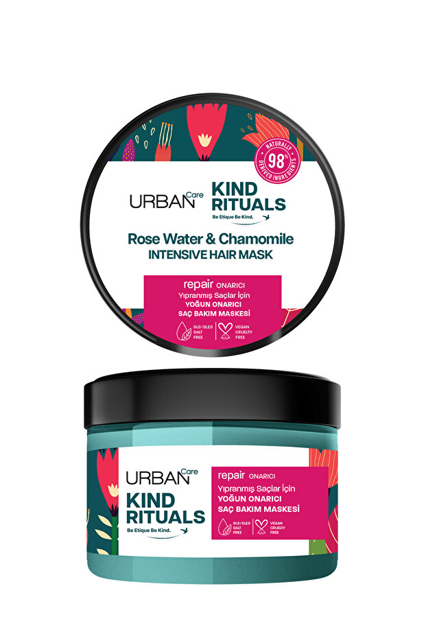Urban Care Kind Rituals Rose Water & Chamomile Onarıcı Saç Bakım ...
