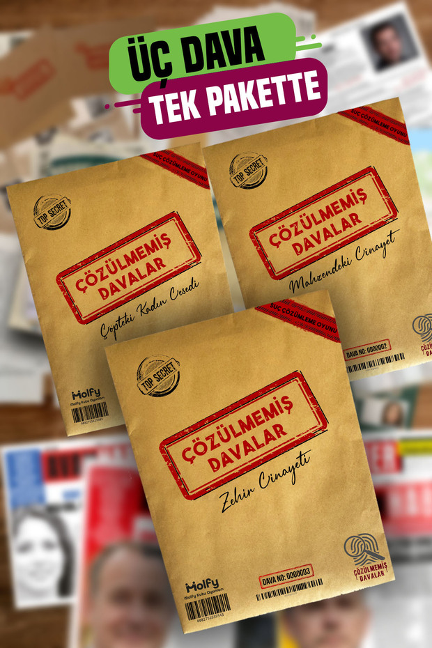 çözülmemiş davalar Süper Üçlü Dedektiflik Oyunu Katil Kim Dedektif ...