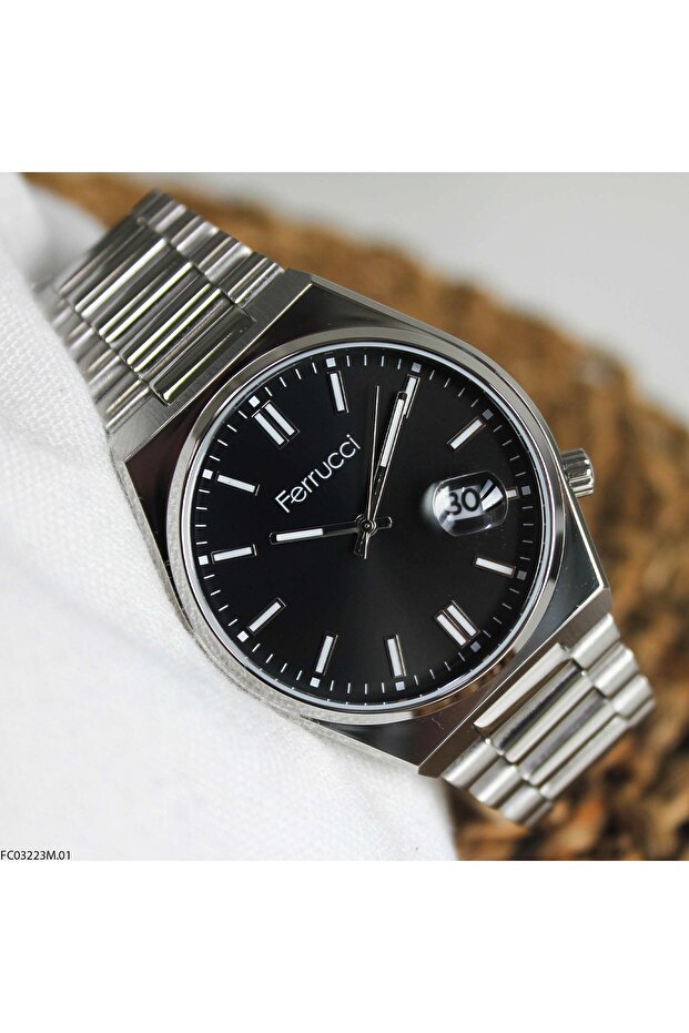 Ferrucci Fc03223M.01 Men's Watch with Steel Band- Trendyol