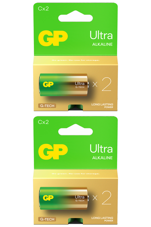 GP Batteries G-TECH Ultra Alkalin Orta LR14 - C Boy 1.5V 2 Kart 4 Adet ...