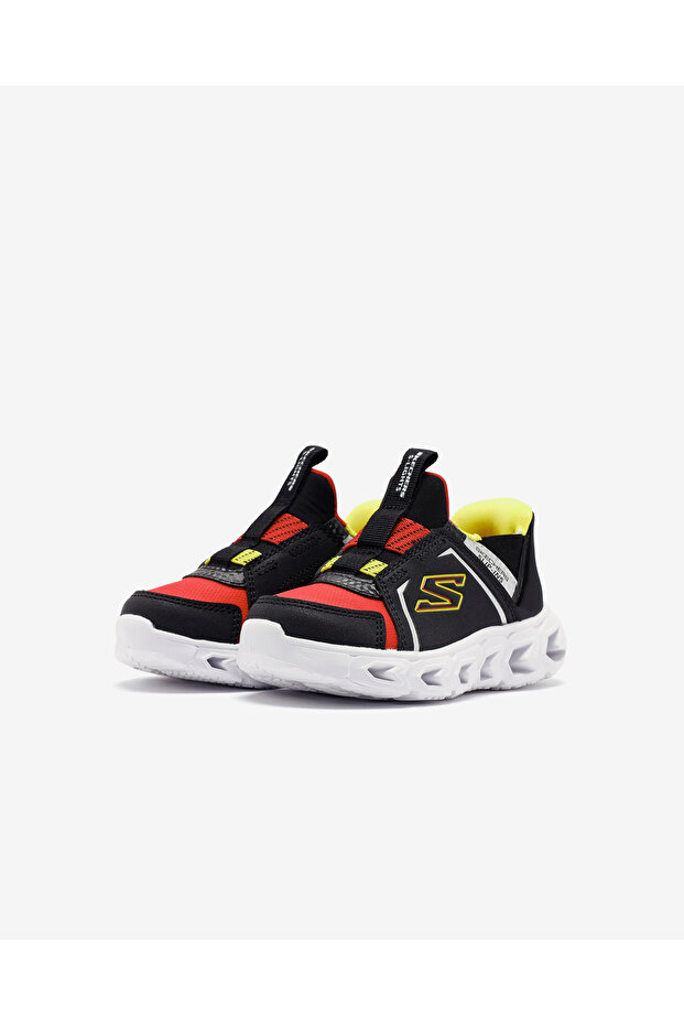 Skechers HYPNO-FLASH 2.0-BRİSK-BRİGHTS Küçük Erkek Çocuk Siyah/Kirmizi ...