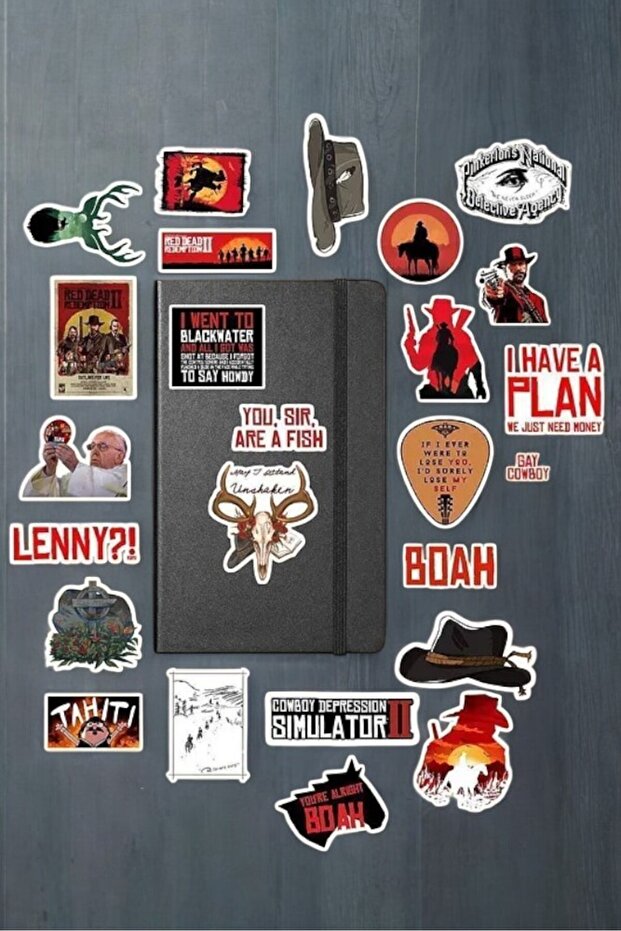 Major Selection Red Dead Sticker Paketi /bullet Journal Defter Çıkartma ...