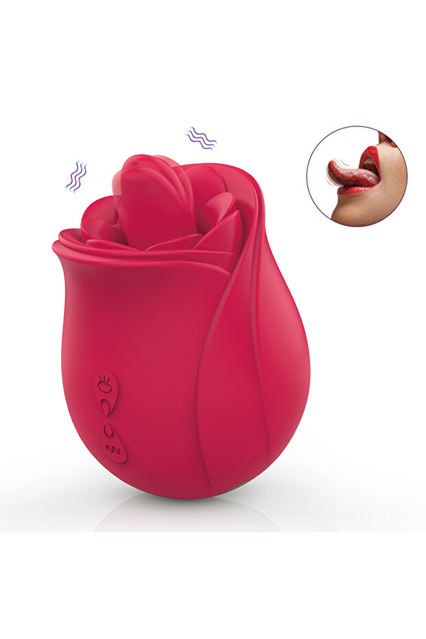 Sens PRIME TOYS Rose Şarjlı Yeni Nesil Güçlü Titreşim Dil Yalama ...